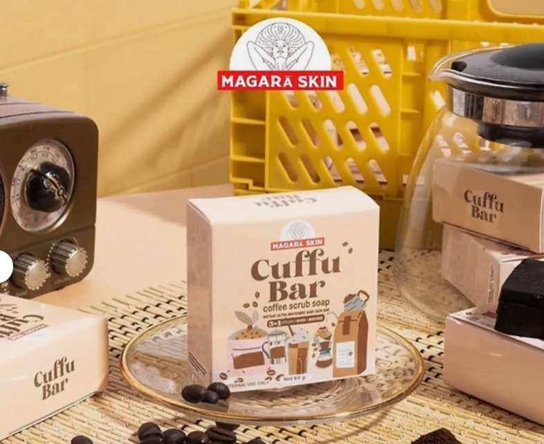 Cuffu Bar Coffee Scrub Soap by Magara Skin | Beauty Fab Shop- Australia